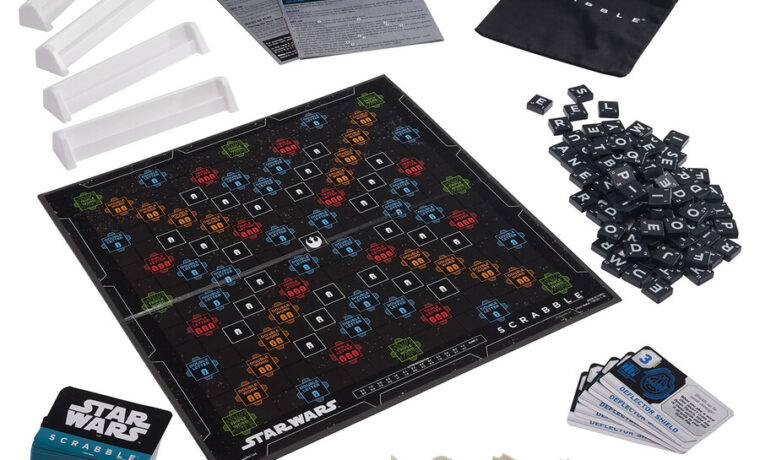 Scrabble Star Wars Edition Word Board Game - Wilford Entertainment